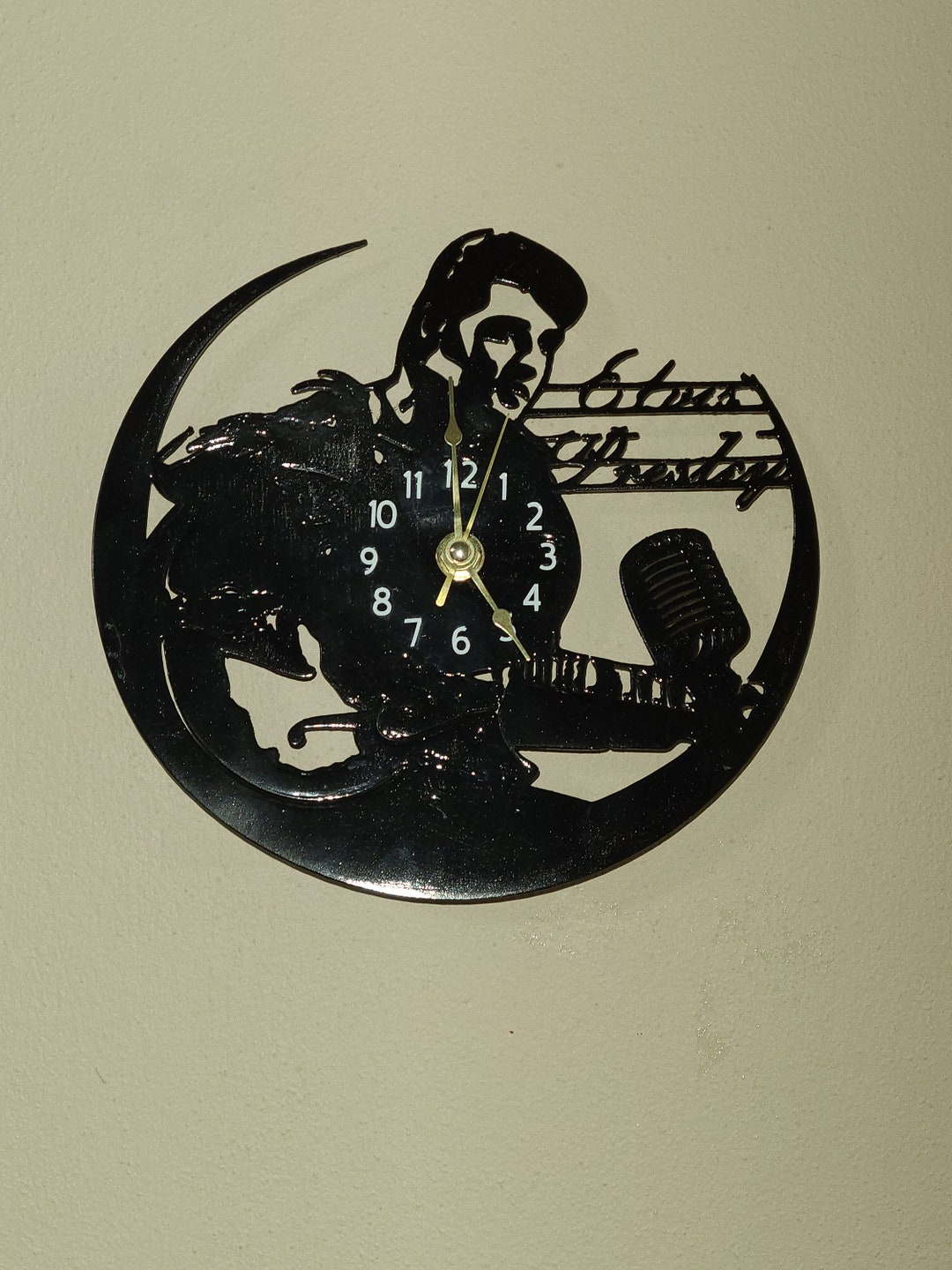 Elvis Presley Clock - Etsy