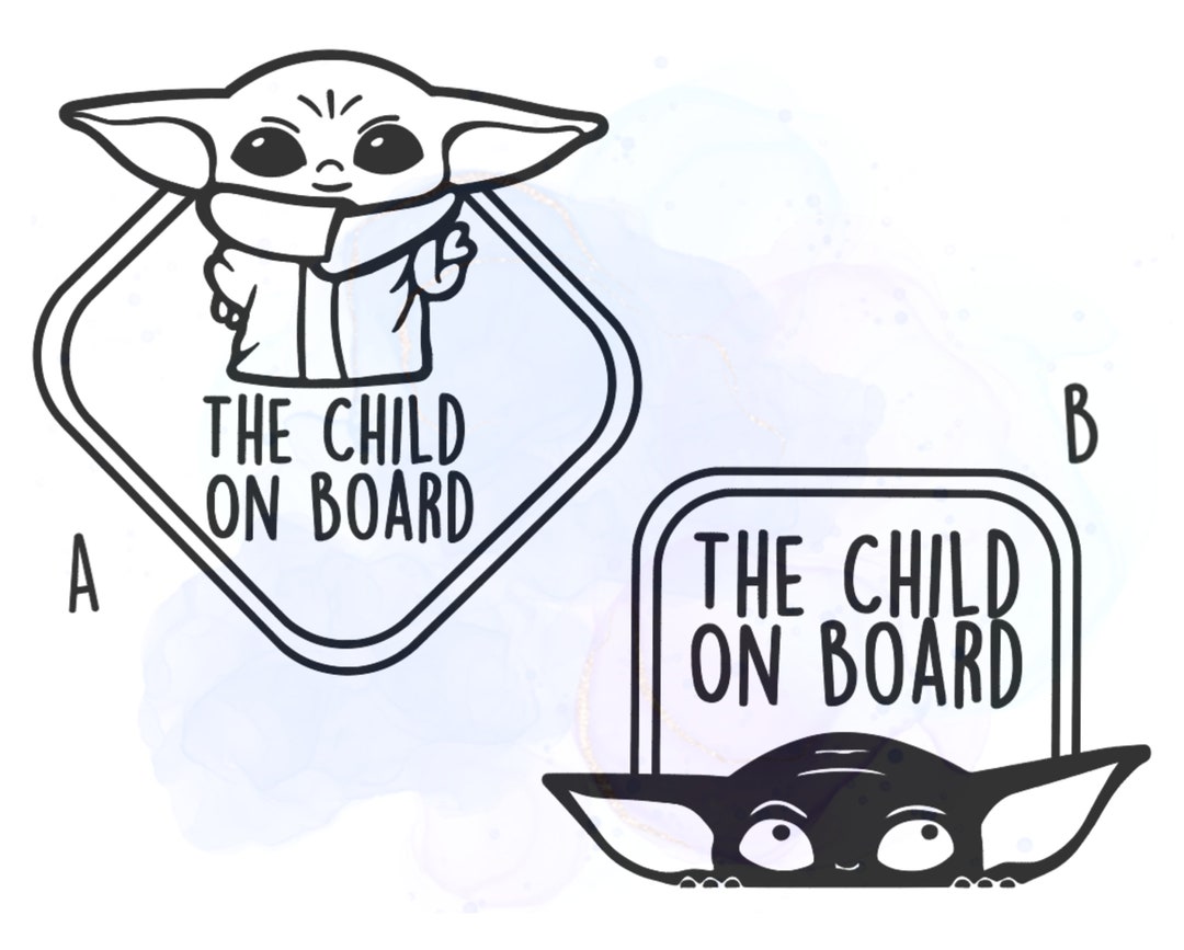 4 in Wide- the Child on Board Decal Sticker Car Decal - Etsy