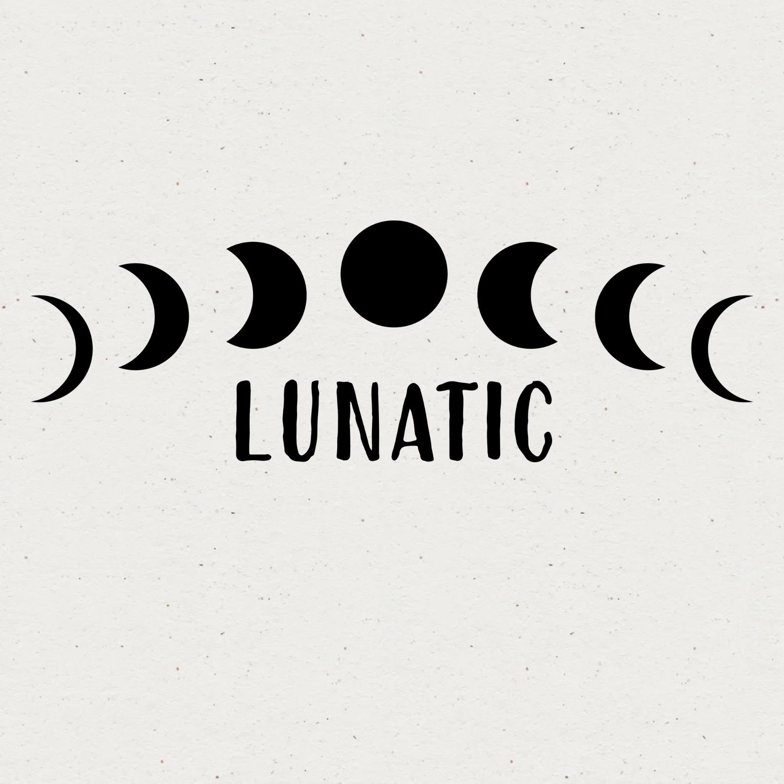 Lunatic Lunar Moon Phase Car Decal - Etsy