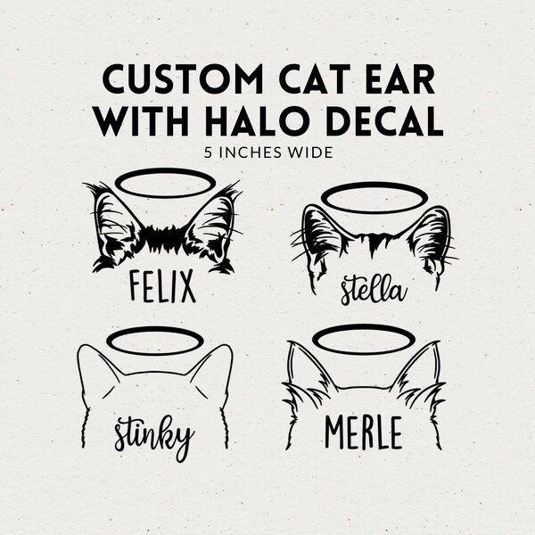 Cat Sticker for Car - Etsy