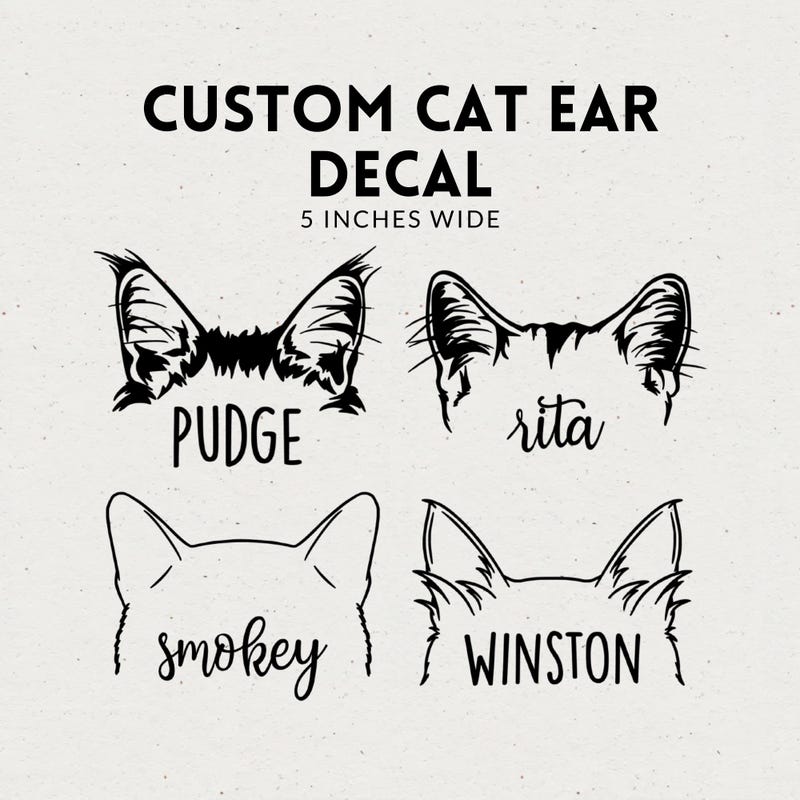 Funny Car Cat Stickers - Etsy