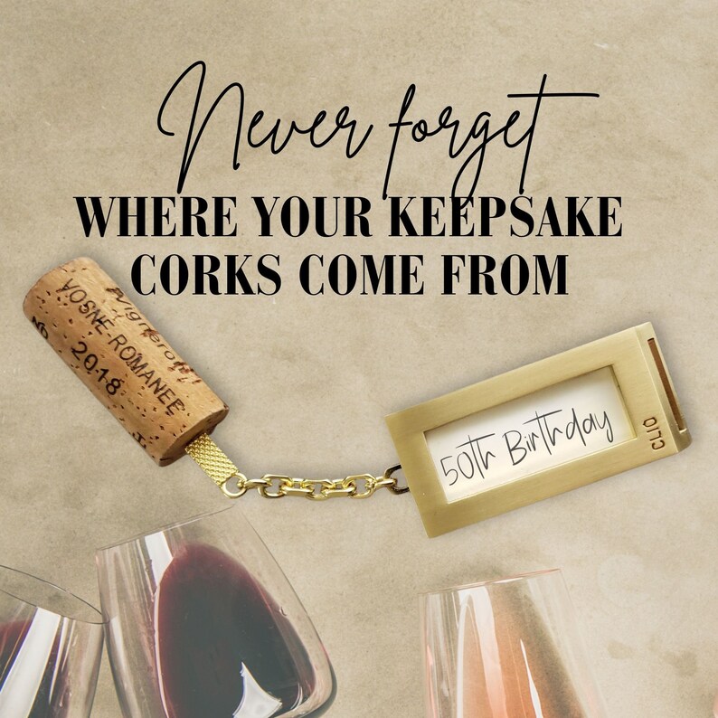 Christmas Wine Cork Keepsake Gift Stocking Stuffer Wine Gifts for Wife ...