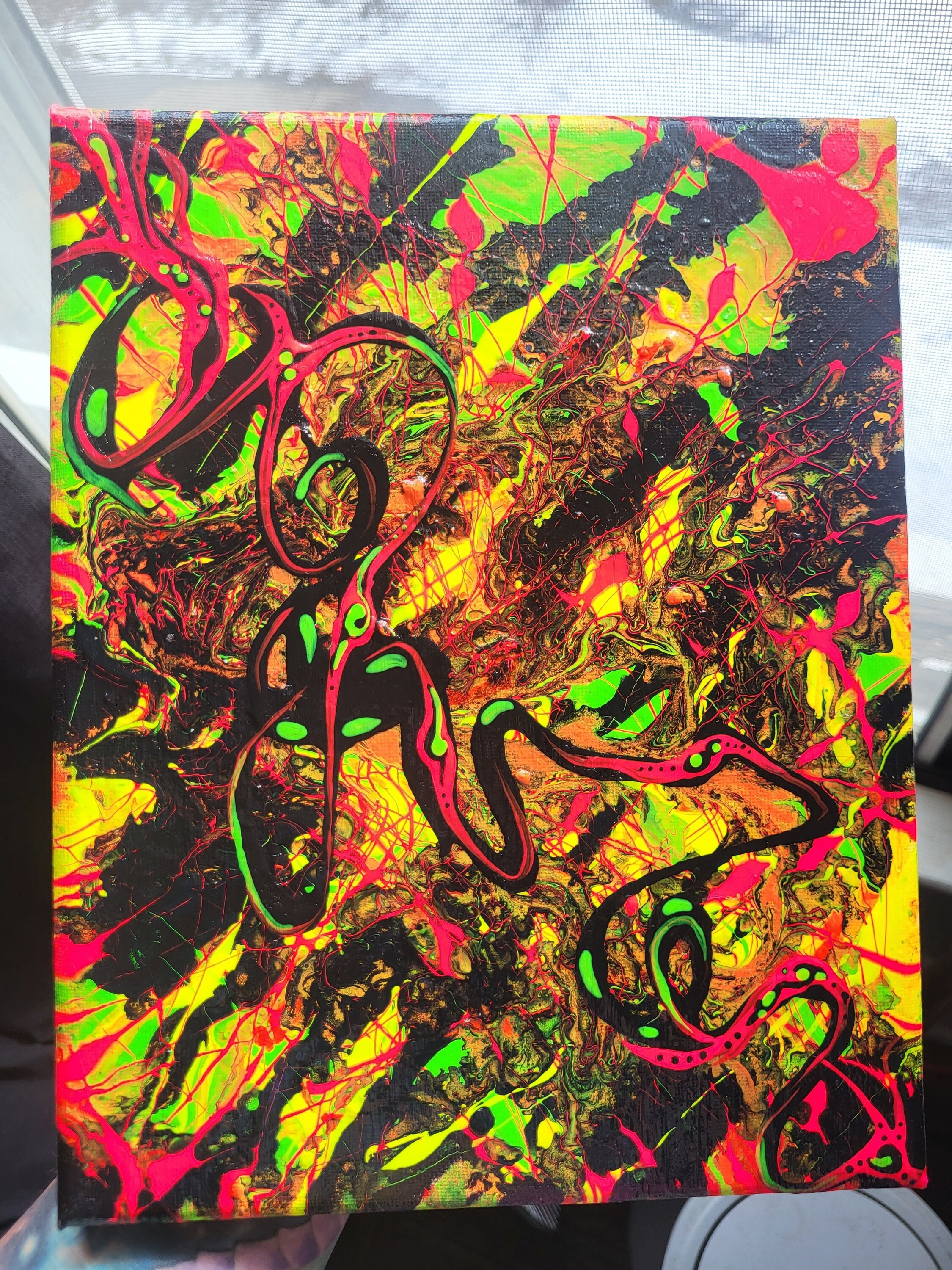 Mind Vomit 8x10 Acrylic Painting - Etsy