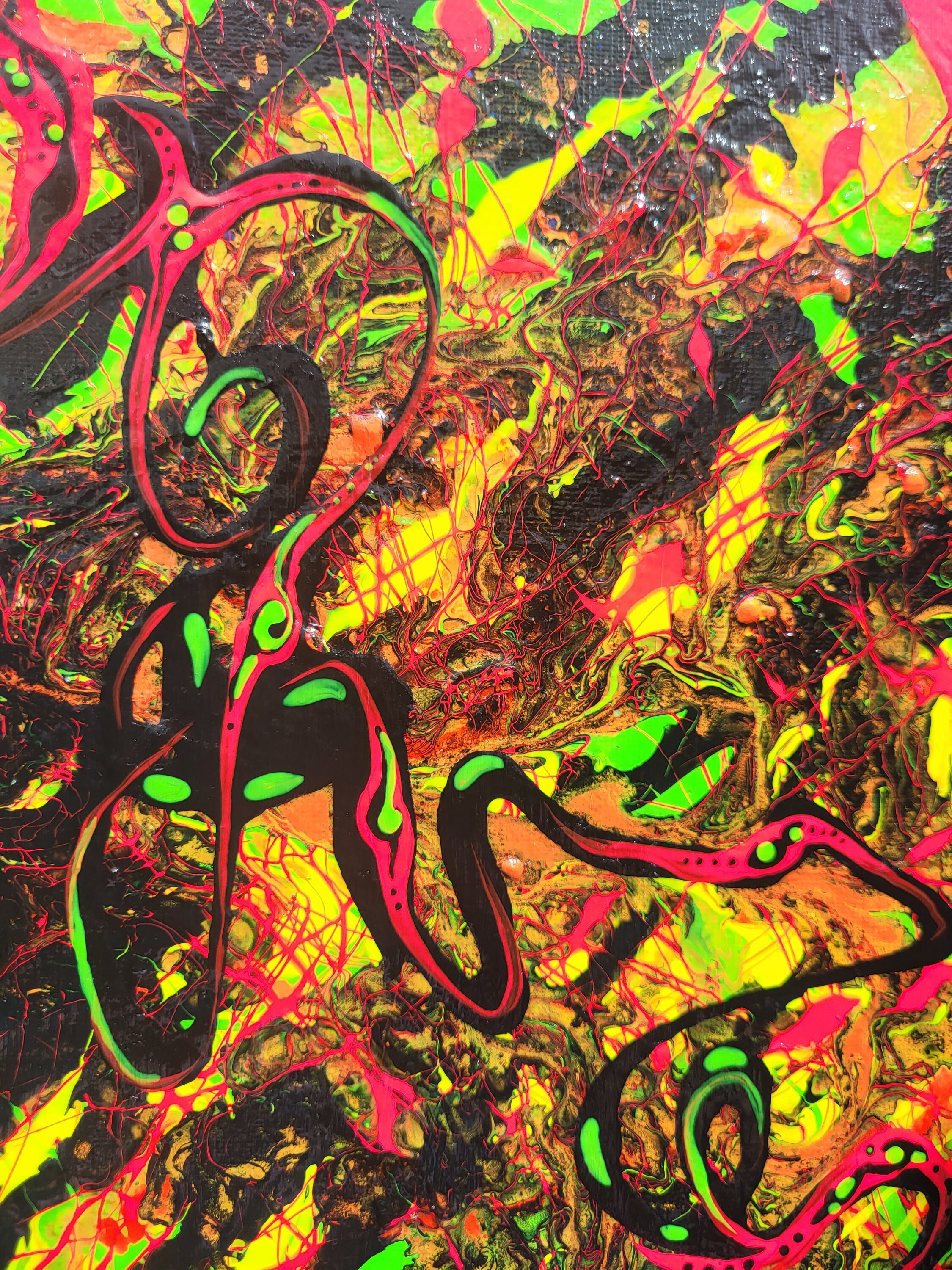 Mind Vomit 8x10 Acrylic Painting - Etsy