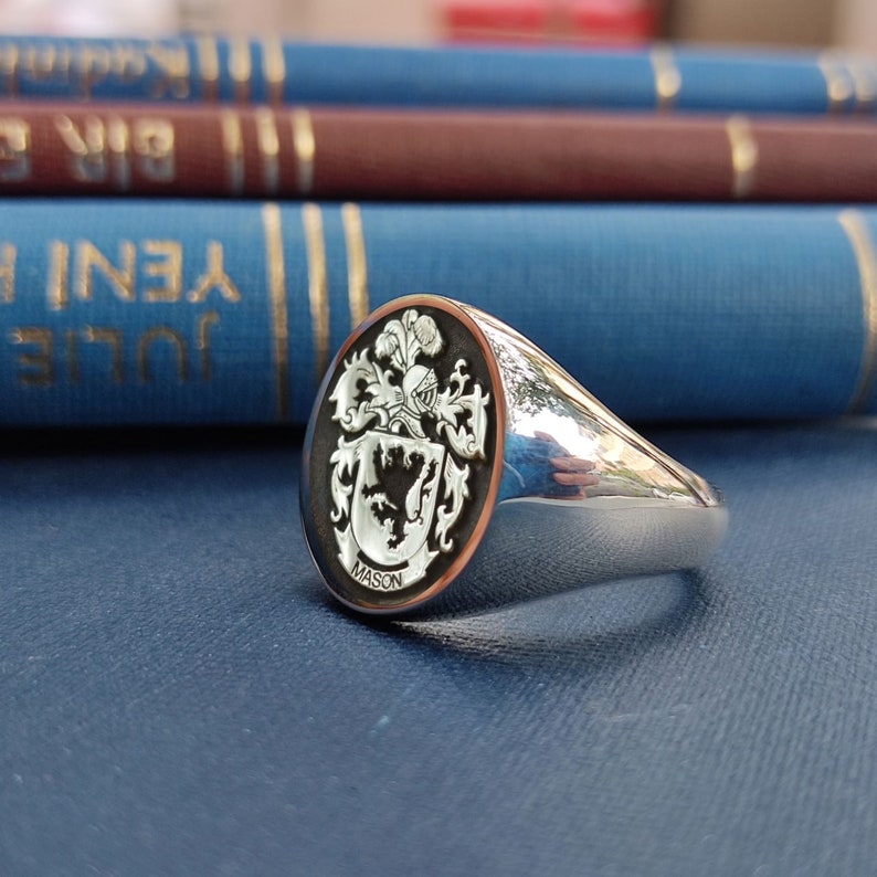 Coat of Arms Signet Ring Family Crest Rings Family Crest - Etsy Australia