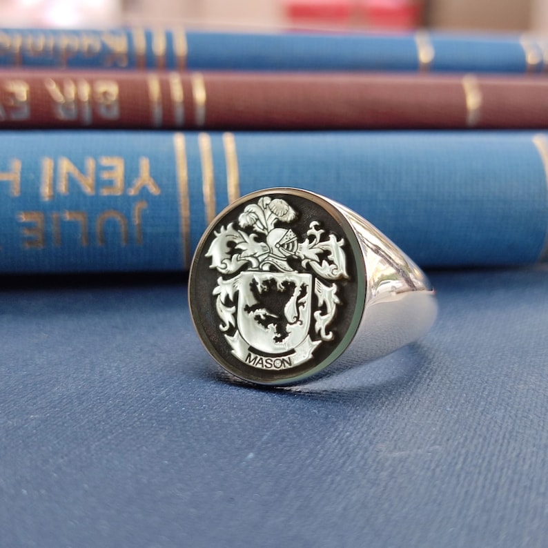 Coat of Arms Signet Ring Family Crest Rings Family Crest - Etsy Australia