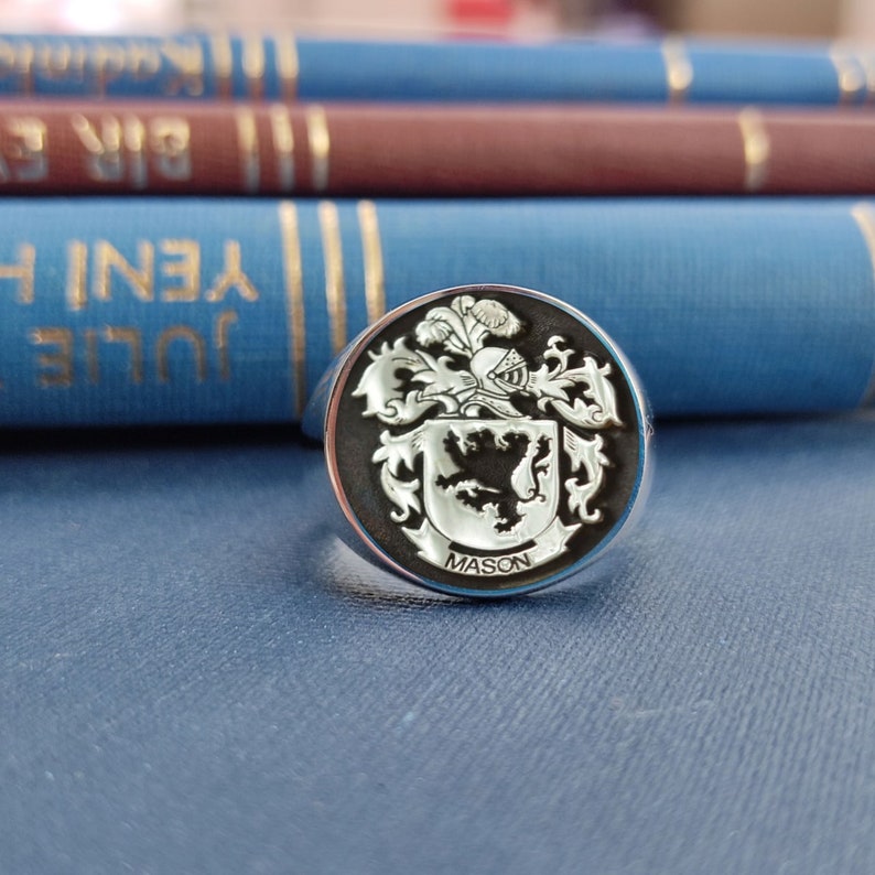 Coat of Arms Signet Ring Family Crest Rings Family Crest - Etsy Australia