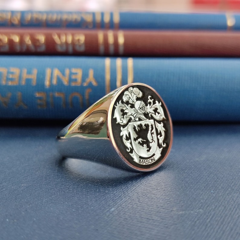 Coat of Arms Signet Ring Family Crest Rings Family Crest - Etsy Australia