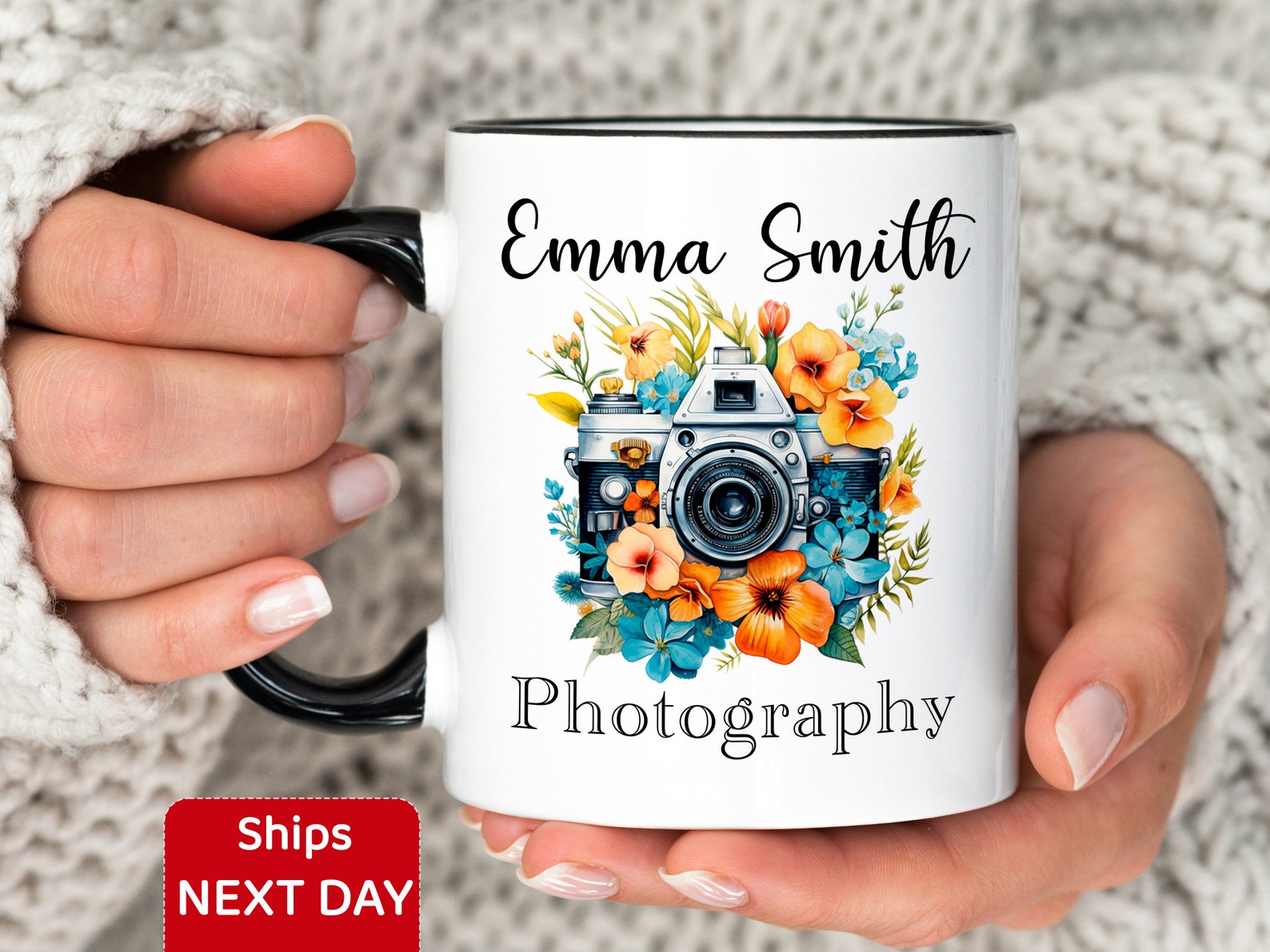 Photography Mug, Custom Name Photographer Mug, Wedding Photographer Mug ...