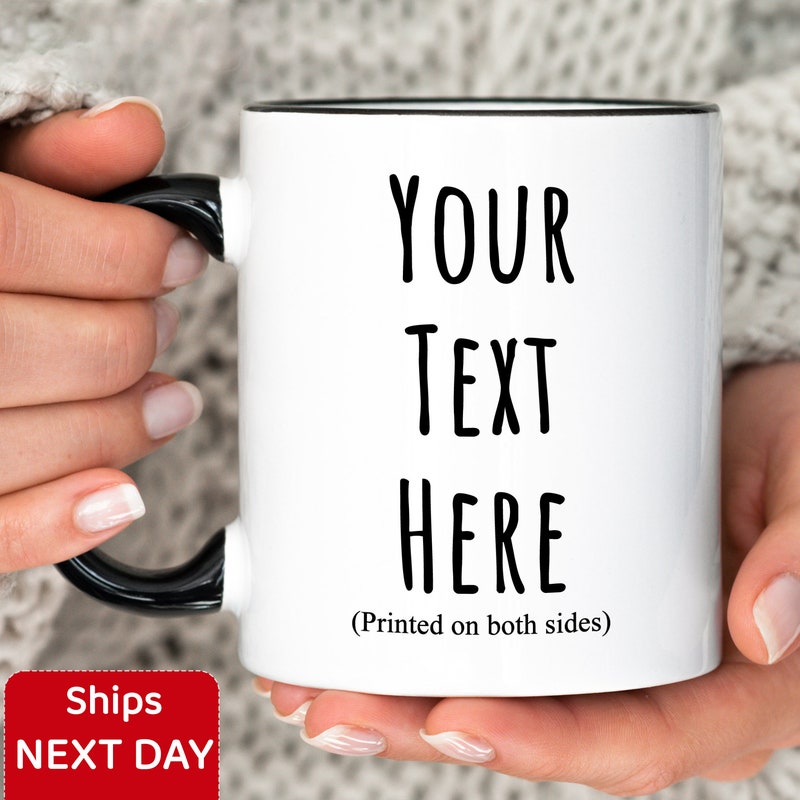 Custom Word Text Cup - Etsy
