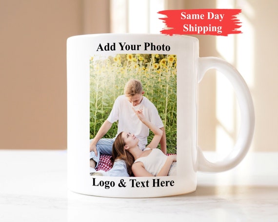 Custom Coffee Mug With Photo Personalized Picture Coffee Cup | Etsy