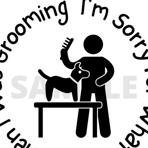 Dog Grooming SVG Cut File - Etsy