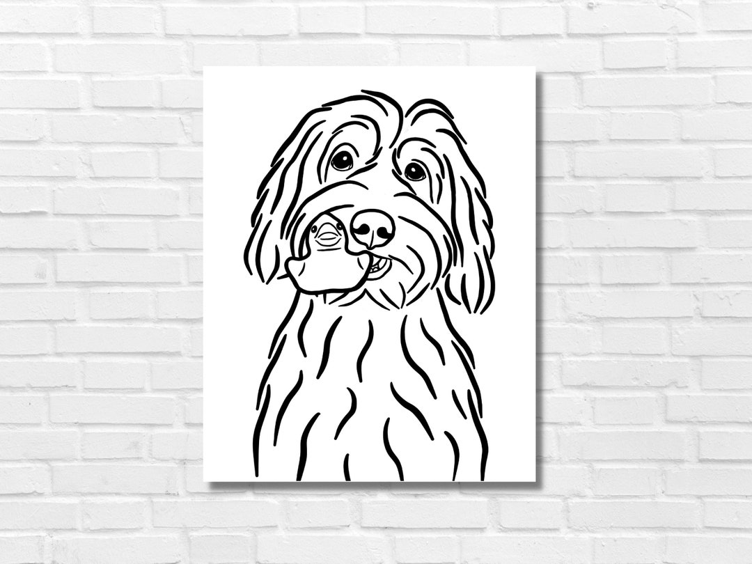 Cockapoo Duck, Wall Art Decor, Dog Grooming Salon Decor, Dog Parlour ...