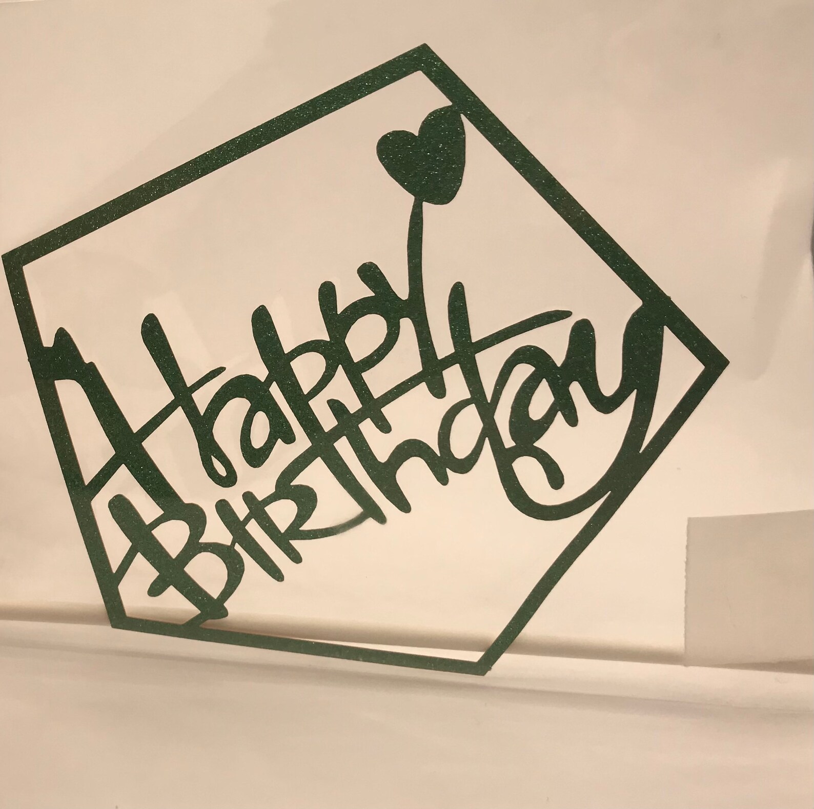 Octagon Glitter Cake Toppers - Etsy