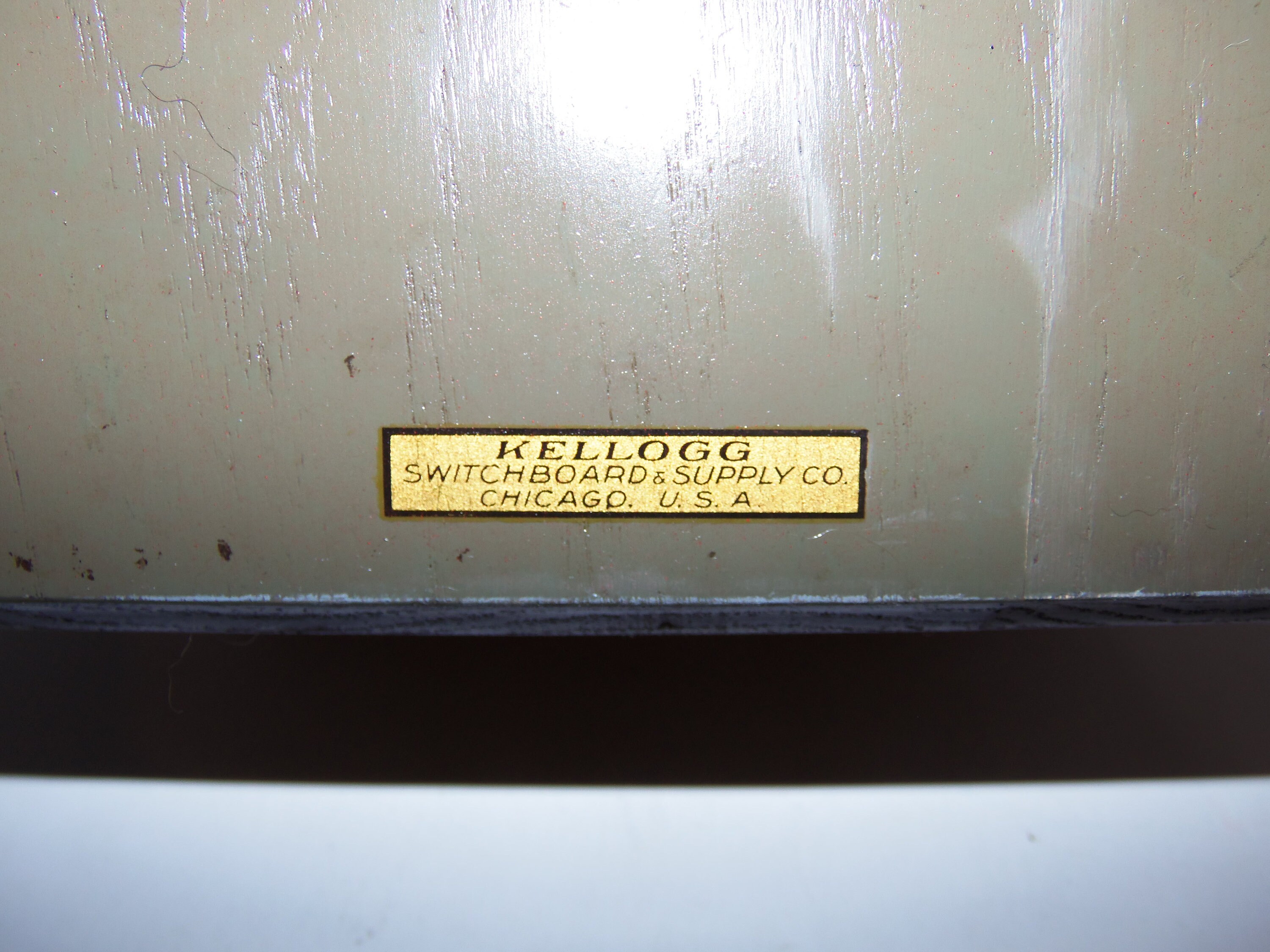 Antique WW2 US Navy Kellogg Switchboard Hand Crank Box Phone - Etsy