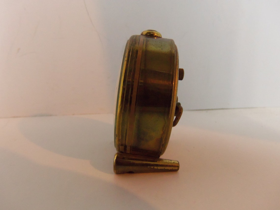 Vintage AMYRAL Fab. LOOPING Swiss Travel Mechanical Alarm Clock RARE - Etsy