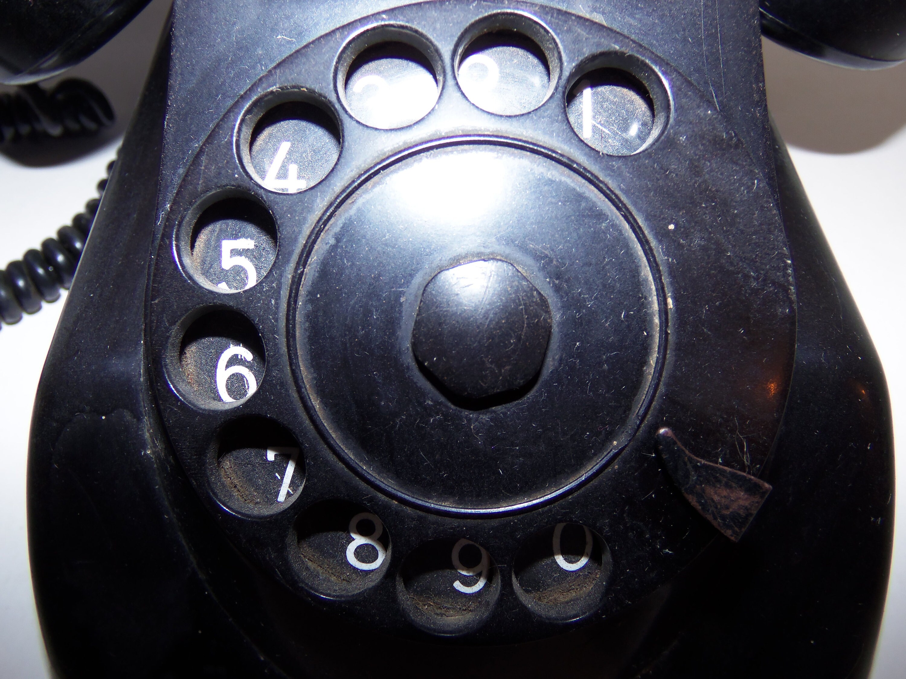 Antique Black PTT Rotary Bakelite Phone Ericsson Receiver Telephone - Etsy