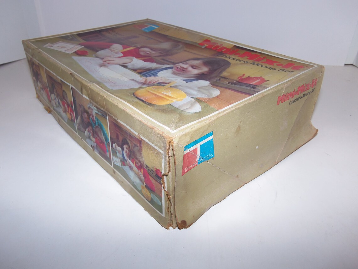 Vintage 1979 Tupperware Toys Mini Mix It Children's Mixing - Etsy