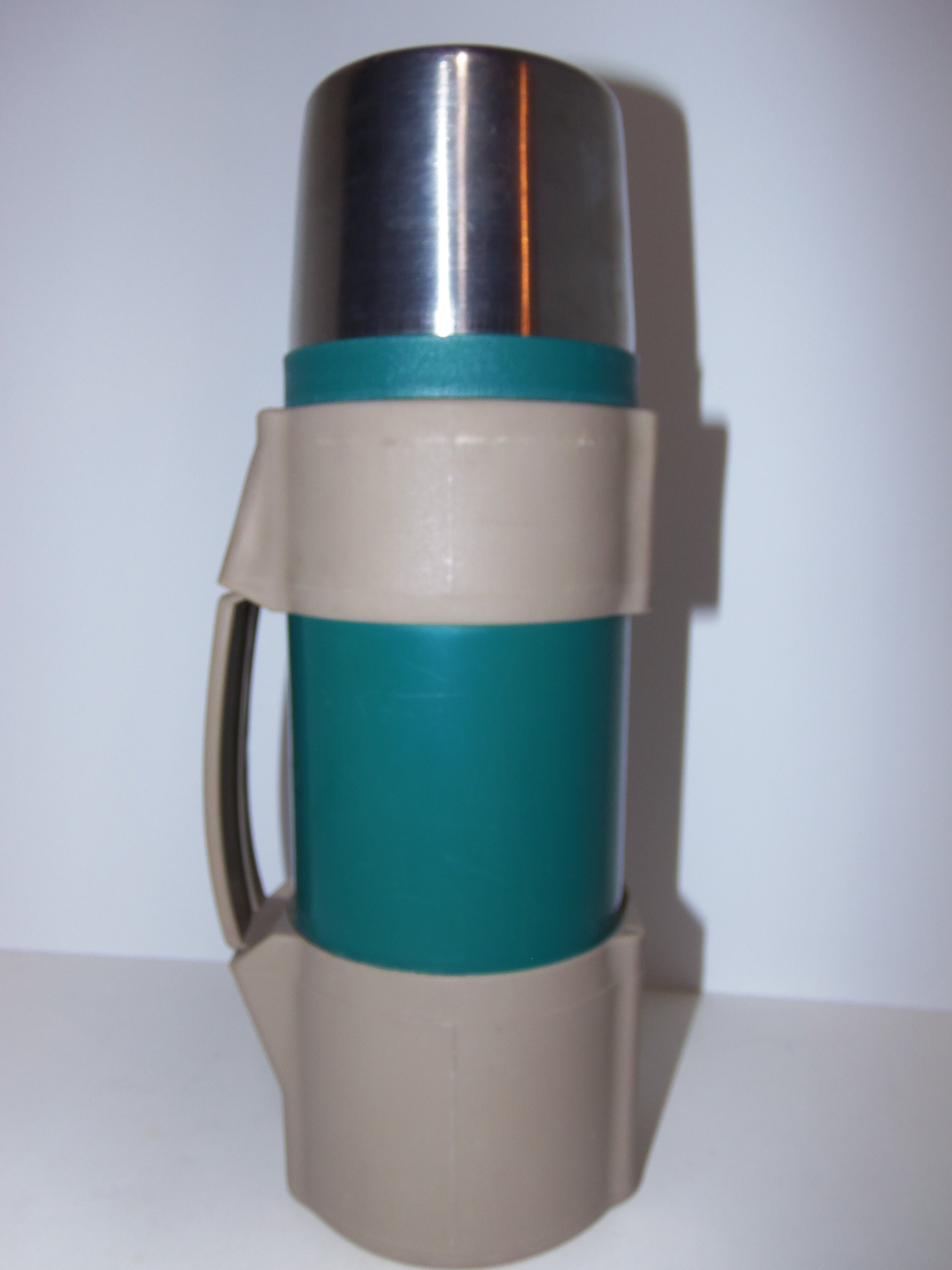 Vintage Turquoise Heavy Duty Thermos Brand Vacuum Bottle 1 Quart ...