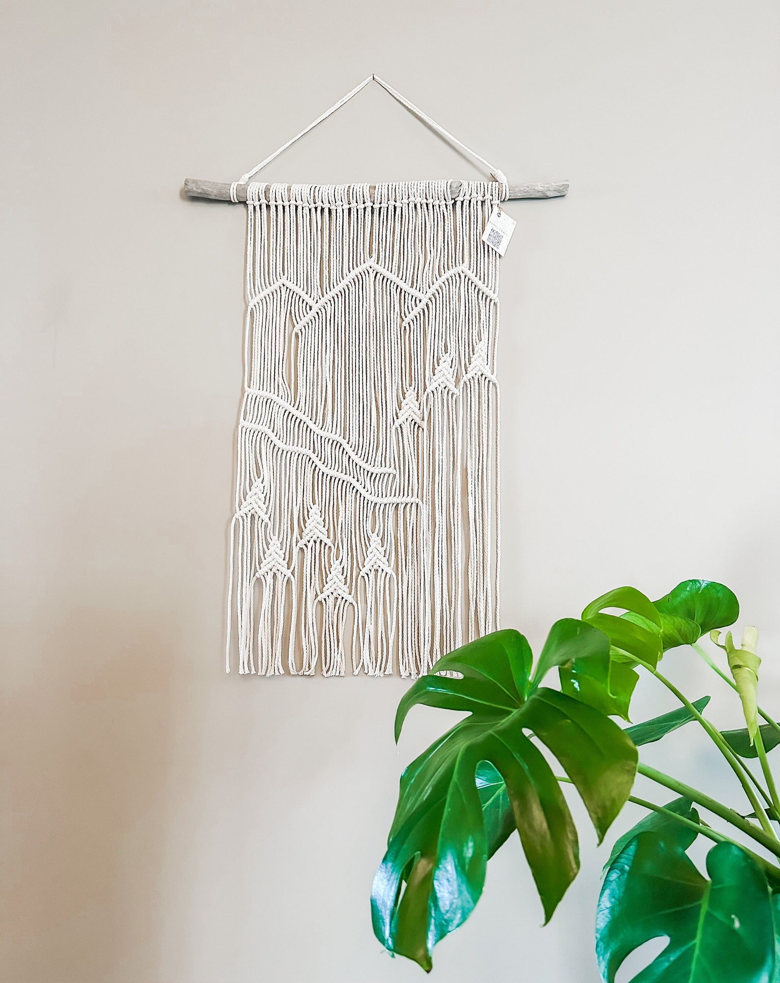 Mountain Range Macrame Three Sisters Macrame Wall Hanging Macrame ...