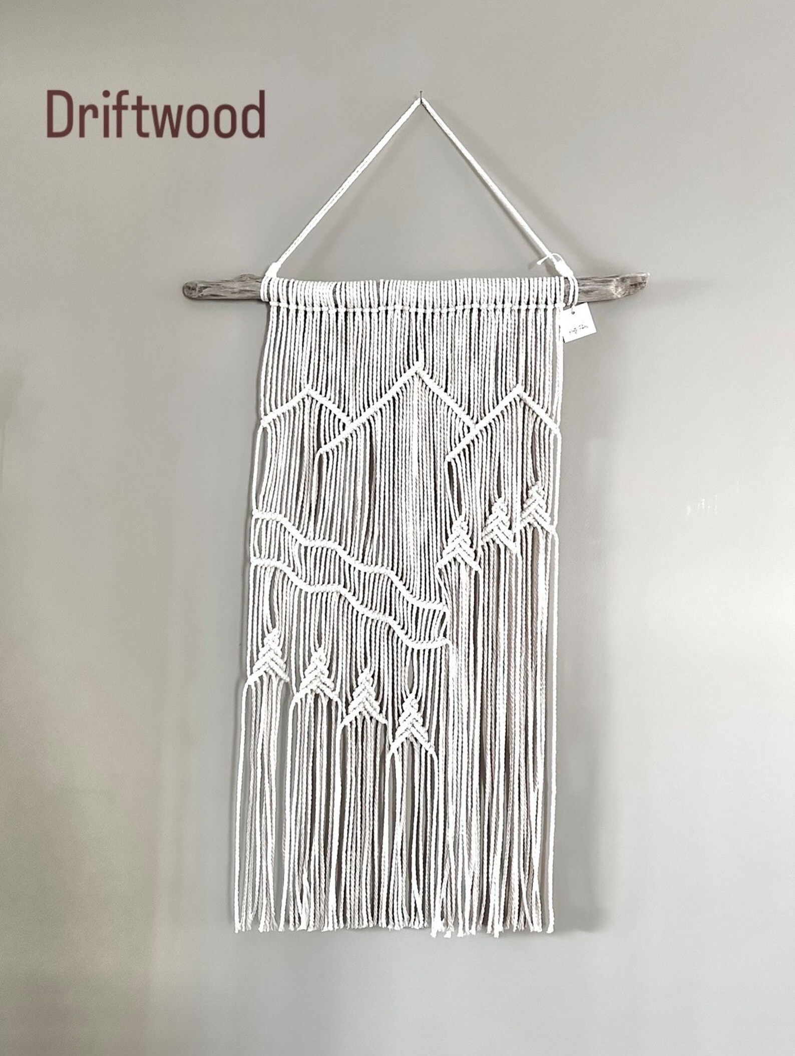 Mountain Range Macrame Three Sisters Macrame Wall Hanging Macrame ...