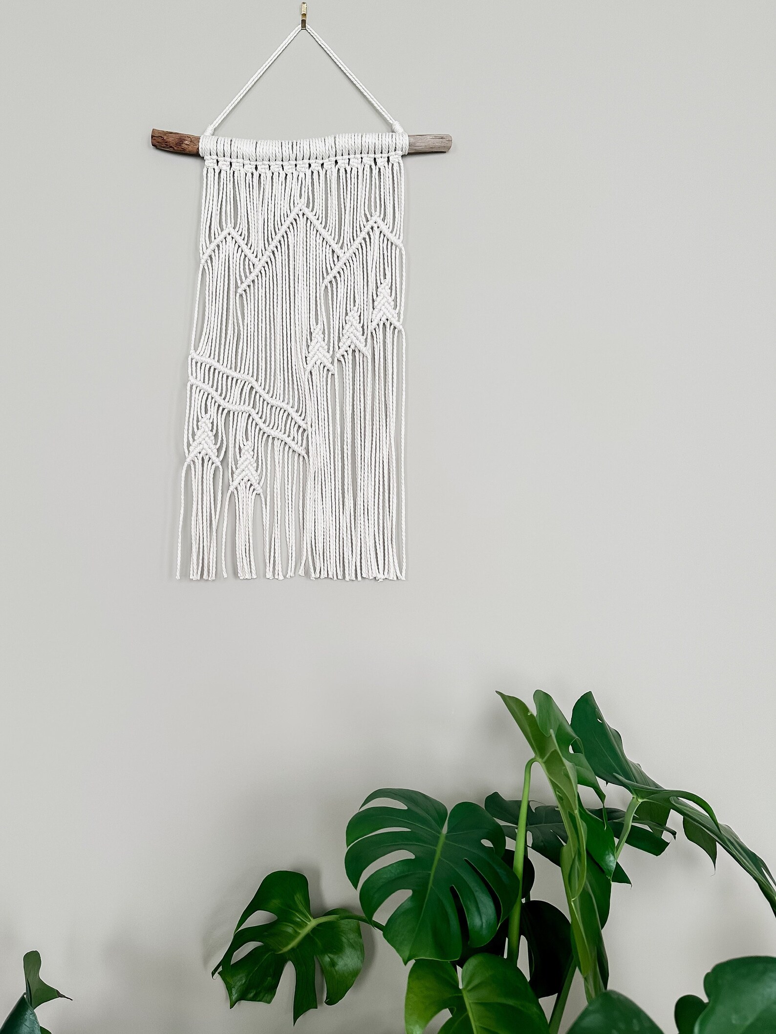 Mountain Range Macrame Three Sisters Macrame Wall Hanging Macrame ...