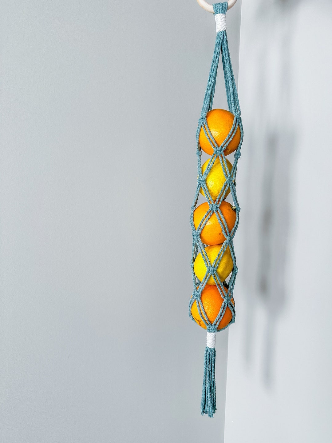 Macrame Produce Storage | Produce Storage | Produce Hangers | Produce ...