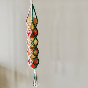 Macrame Produce Storage | Produce Storage | Produce Hangers | Produce ...