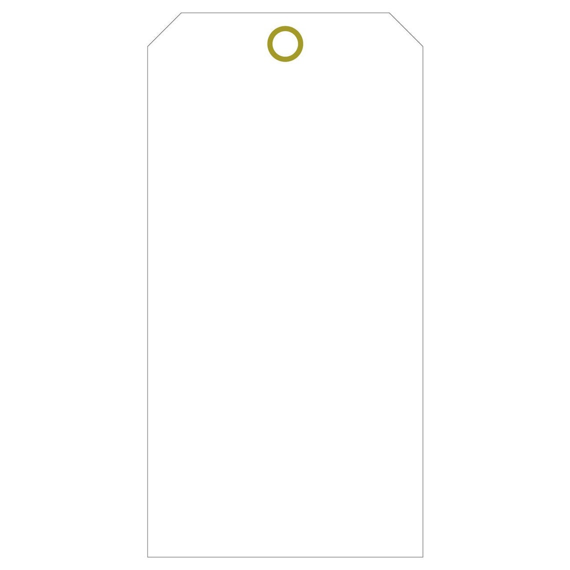 2" X 4" White Plastic Waterproof Tags 100 per Pack - Etsy