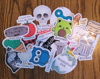 Animal Pun Sticker - Etsy