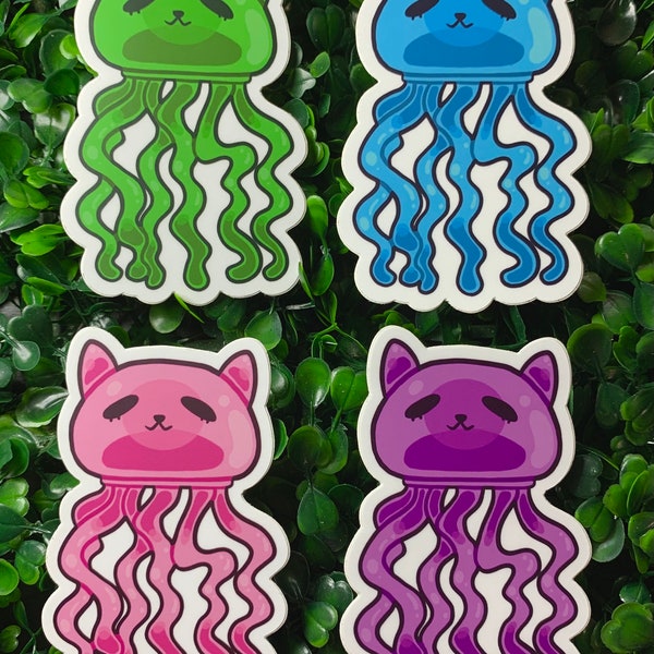 Jelly Cat Stickers - Etsy