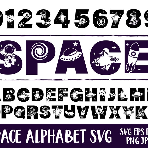 Space Svg - Etsy
