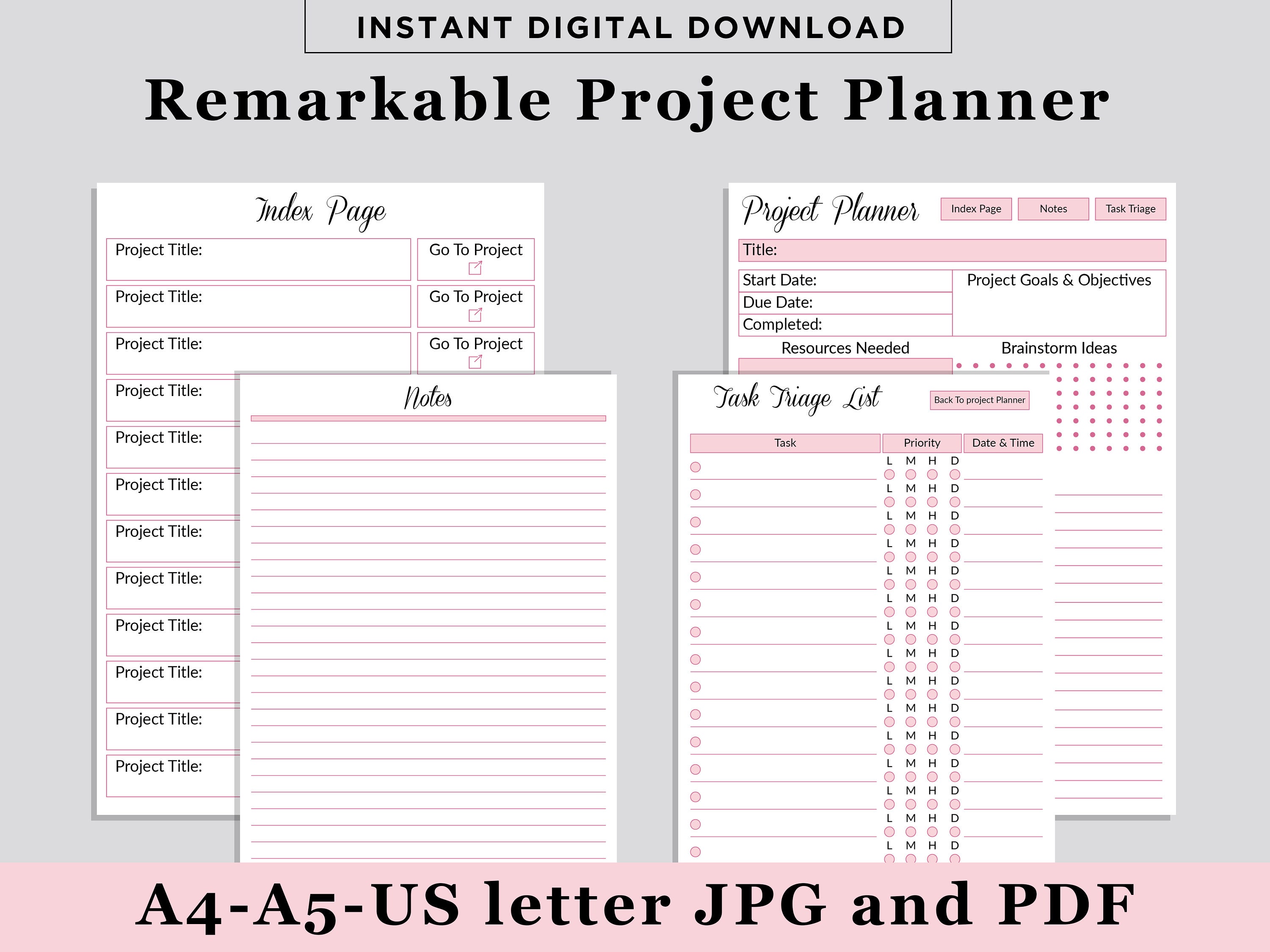 Index Page For Project