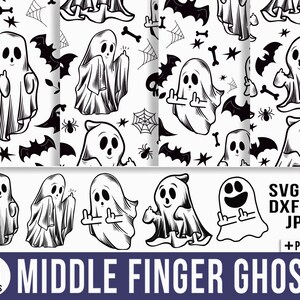 Middle Finger Ghosts Svg,middle Finger Ghosts,middle Finger Svg,middle ...