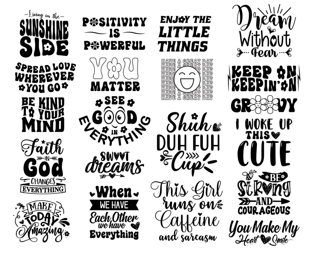 Groovy SVG, Bundle, Trendy Svg, Retro Svg, Boho SVG, Hippie SVG ...