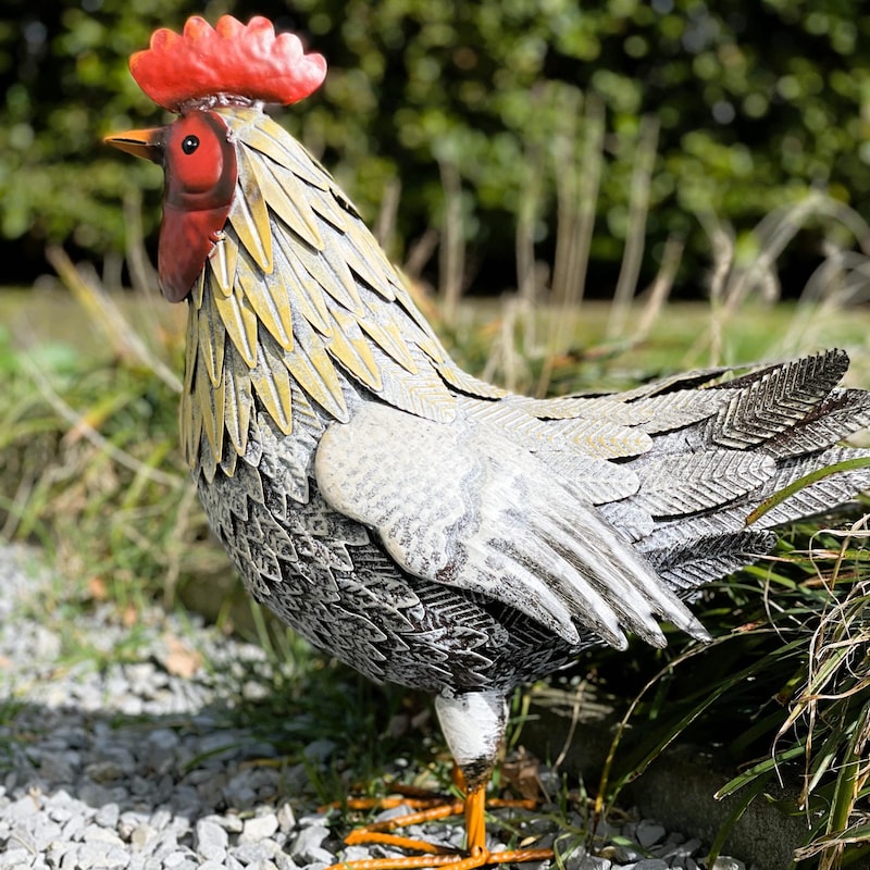 Metal Chicken Art - Etsy