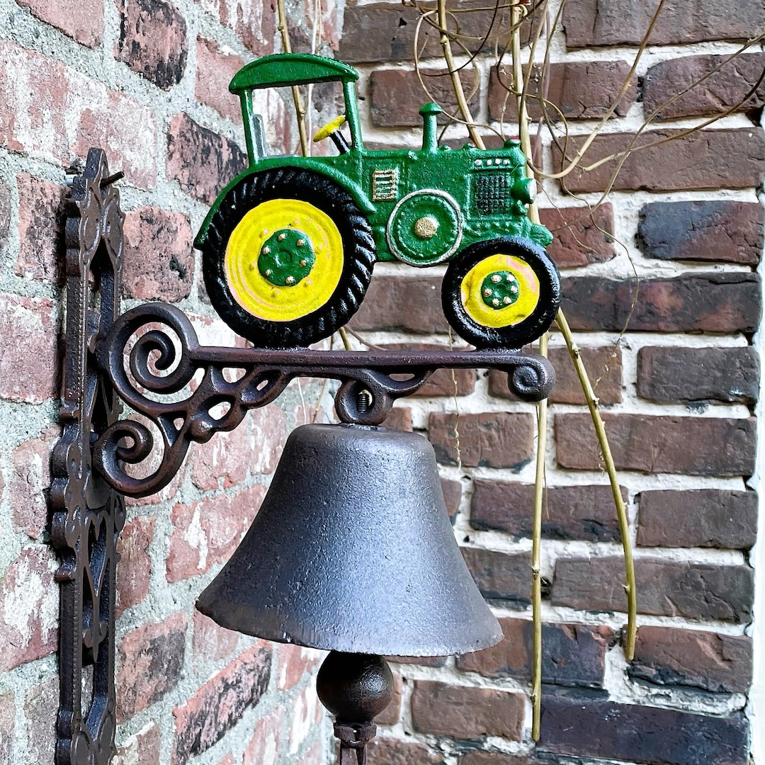 Cast Iron Bell - Tractor John Deere - Bell for Wall Mounting - Etsy