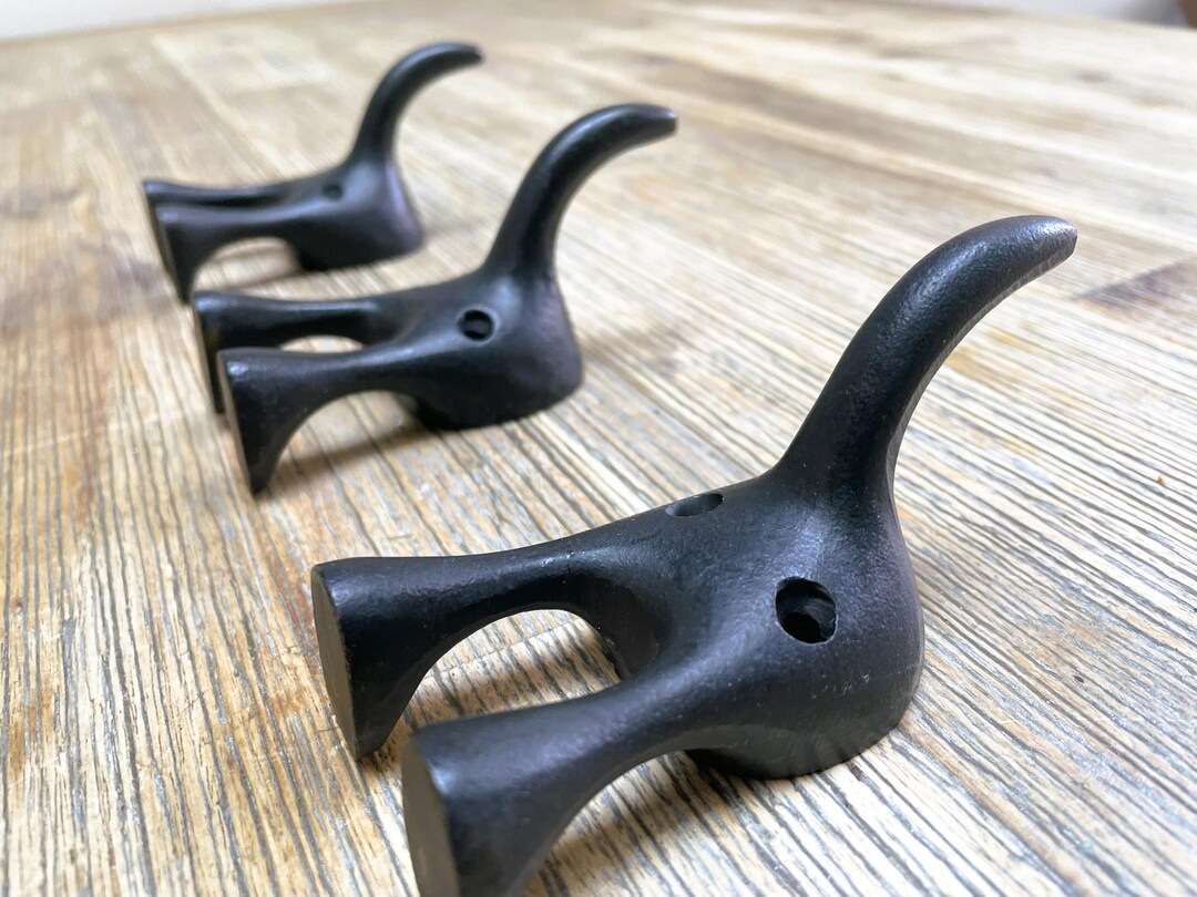 3x Dog Tail Wall Hook Cast Iron – Set of 3 | Funny Dog Butt Hook ...