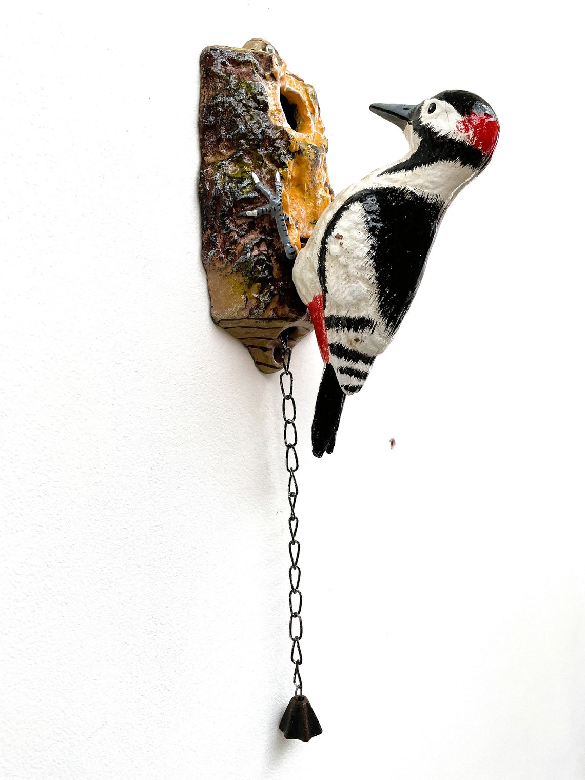 Cast Iron Door Knocker - Great Spotted Woodpecker - Etsy