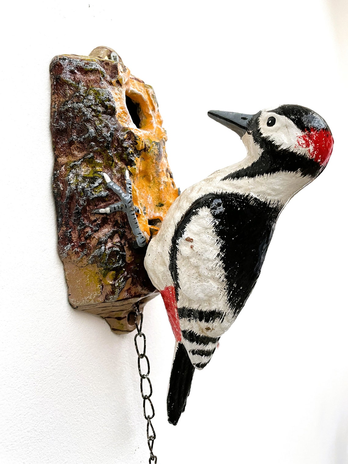 Cast Iron Door Knocker - Great Spotted Woodpecker - Etsy
