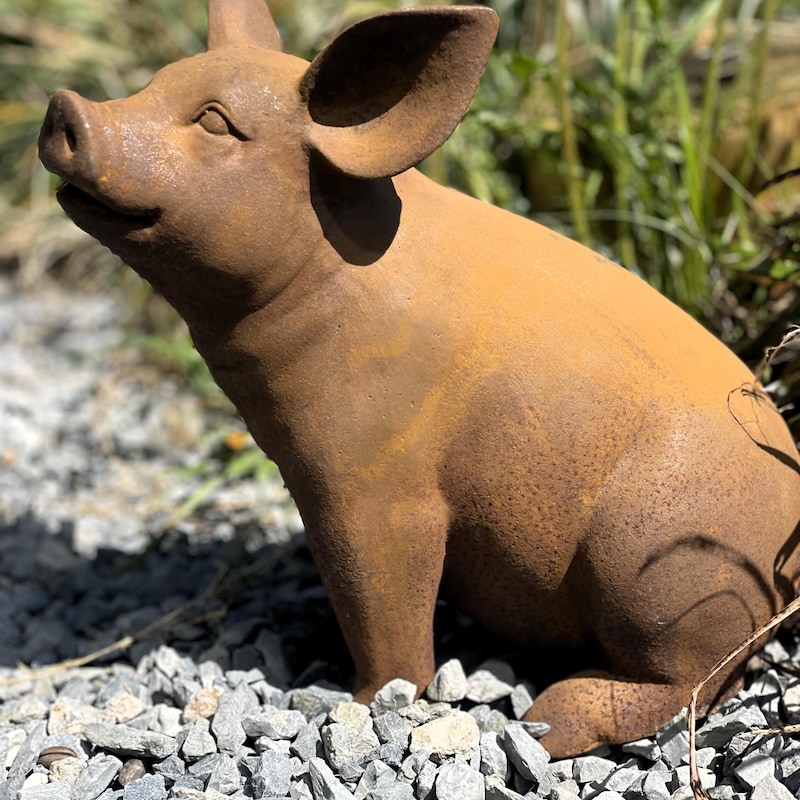 Cast Iron Pig - Etsy
