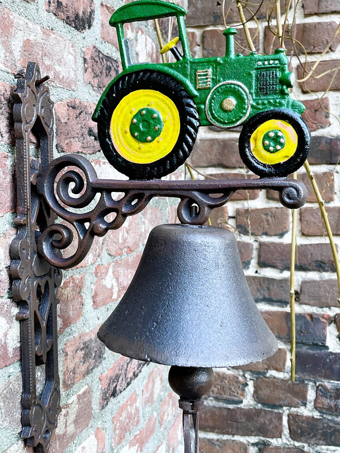 Cast Iron Bell - Tractor John Deere - Bell for Wall Mounting - Etsy