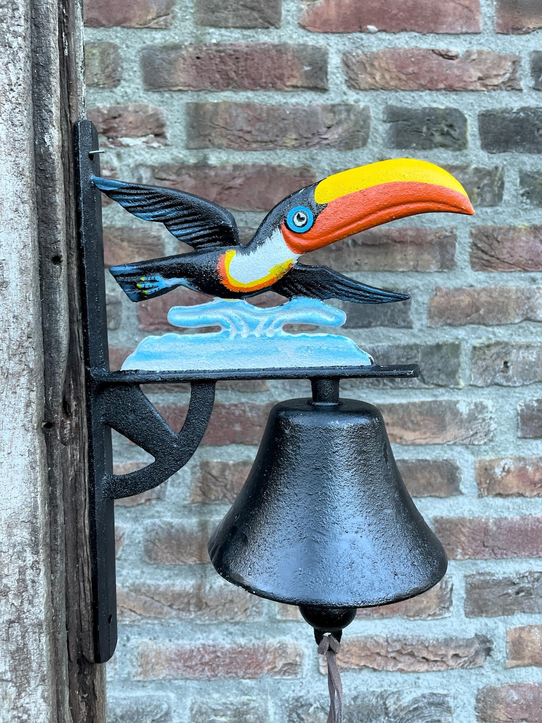 Guinness Pub Bell - Cast Iron Wall Bell With Toucan - Irish Brewery - Etsy