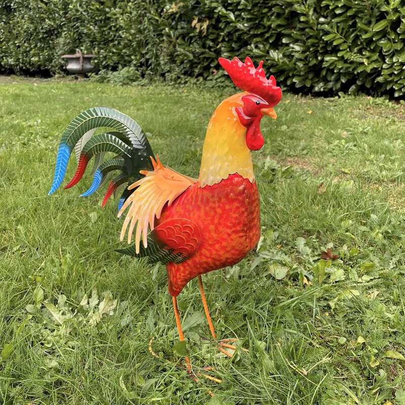 Metal Rooster - Etsy