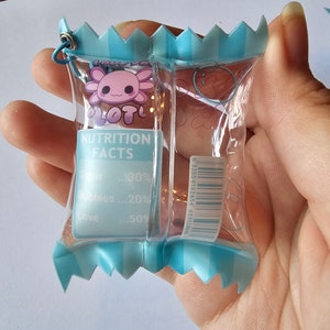 Axolotl Treats Candy Bag Charm! - Etsy