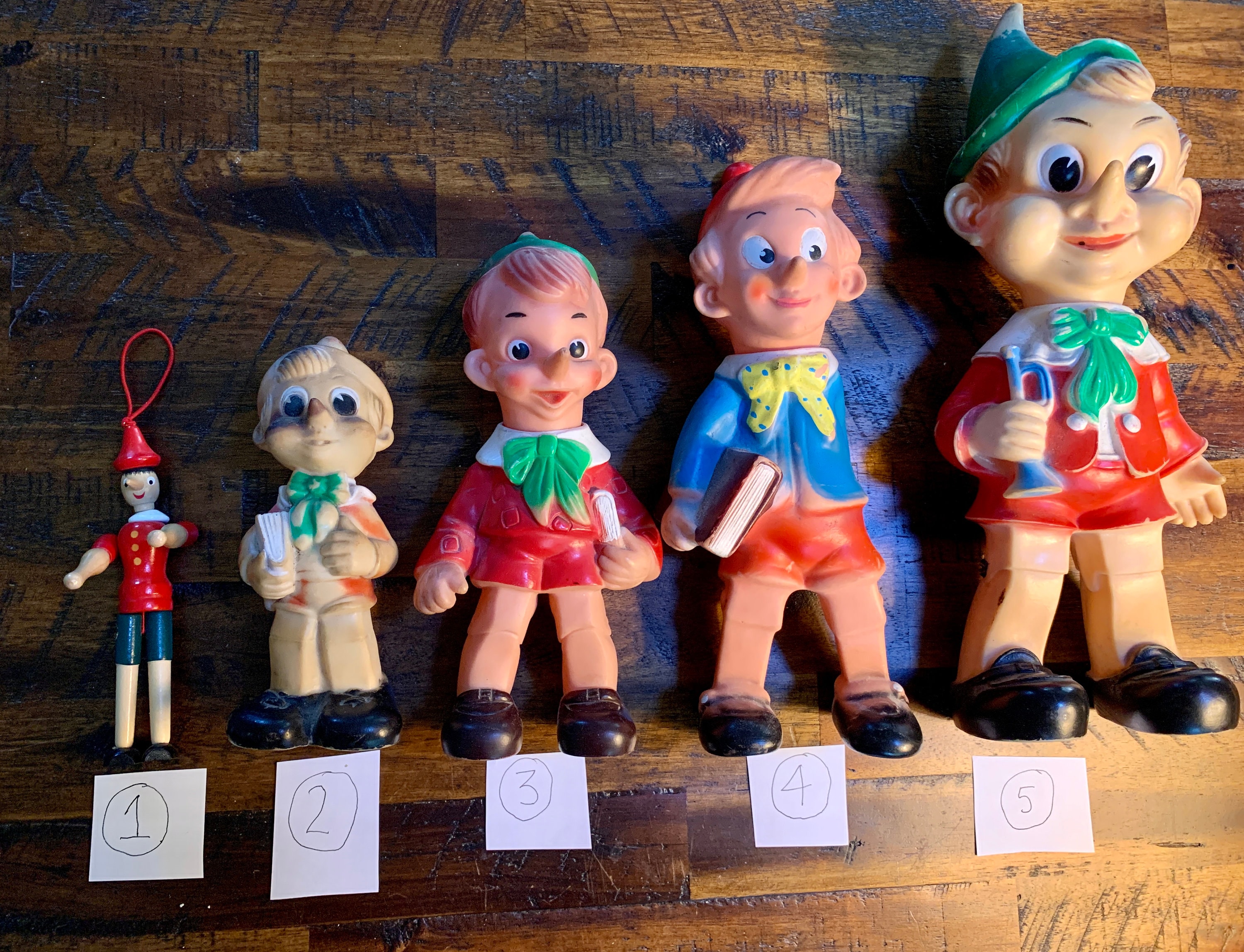 Vintage Pinocchios Lot Made in Italy - Etsy