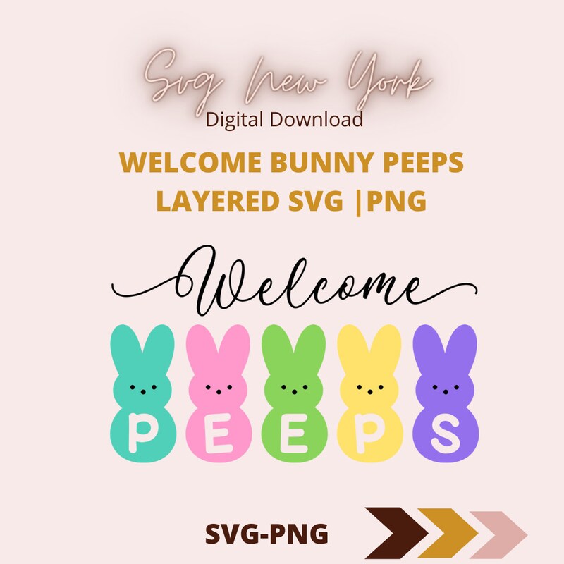 Peeps Svg - Etsy