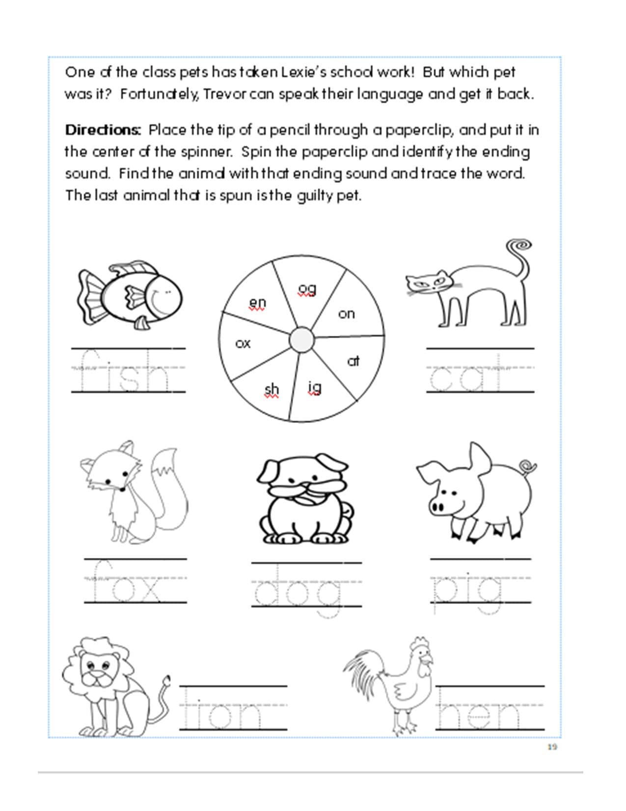 Story-based Workbook for Early Reading Skills - Etsy