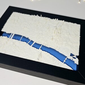 3D Printed London Map - Architectural - Modern Sleek Design - Home ...