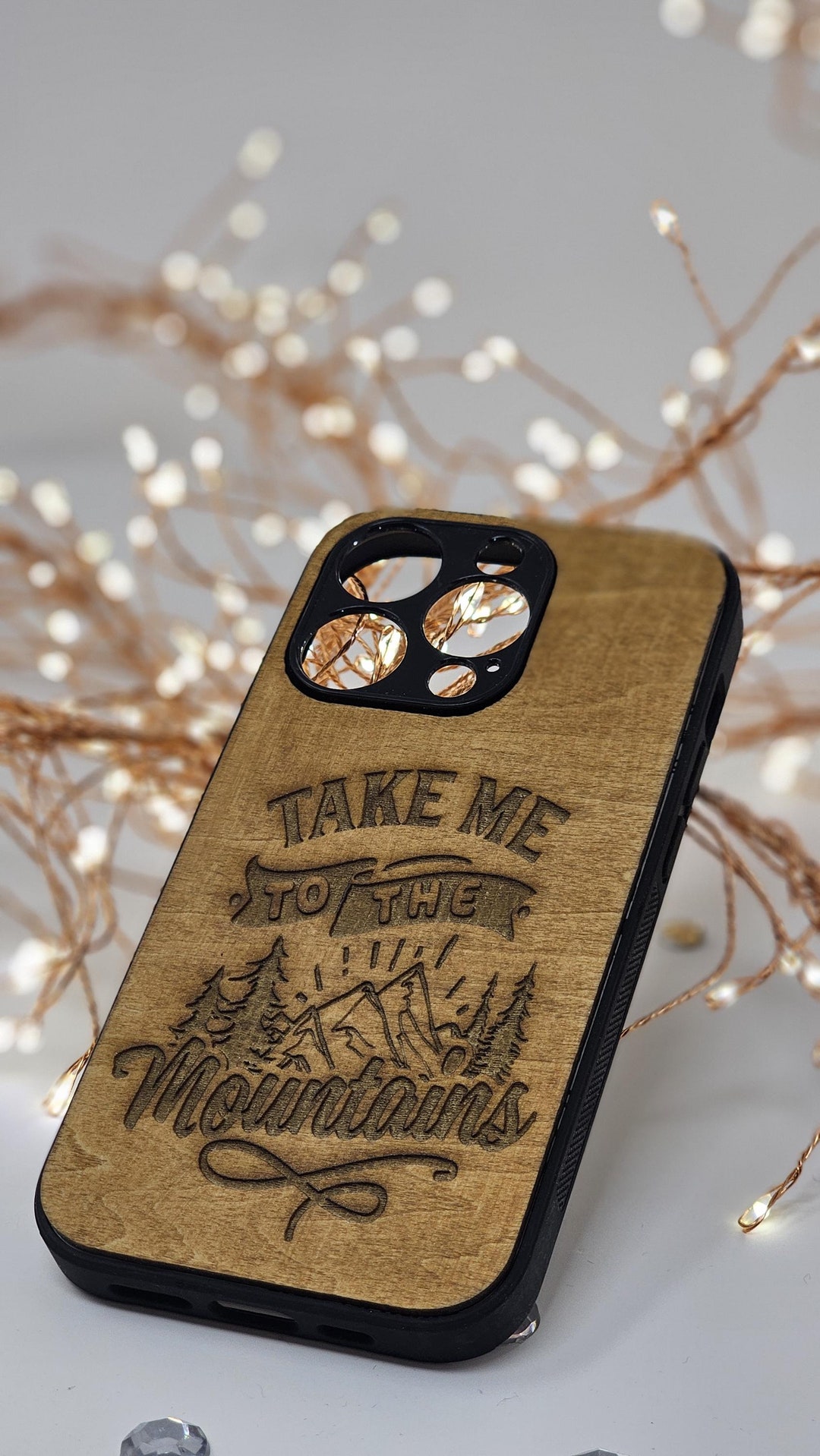 Samsung & Apple Wooden Engraved Phone Cases. Personalised Phone Case ...